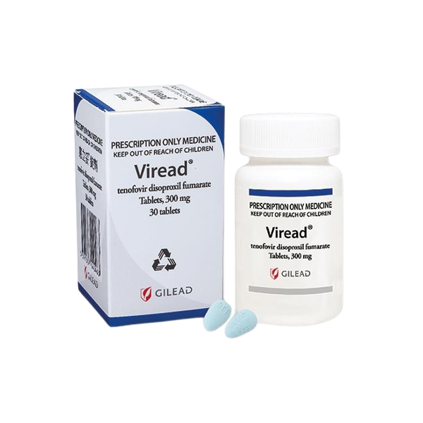 VIREAD Tenofovir Disoproxil Fumarate 300mg Film-Coated Tablet 30's ...